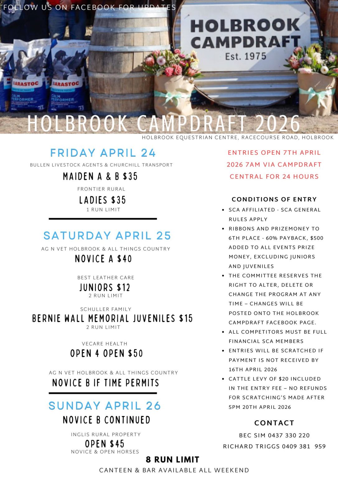Events & Programs - Southern Campdrafting Association Ltd
